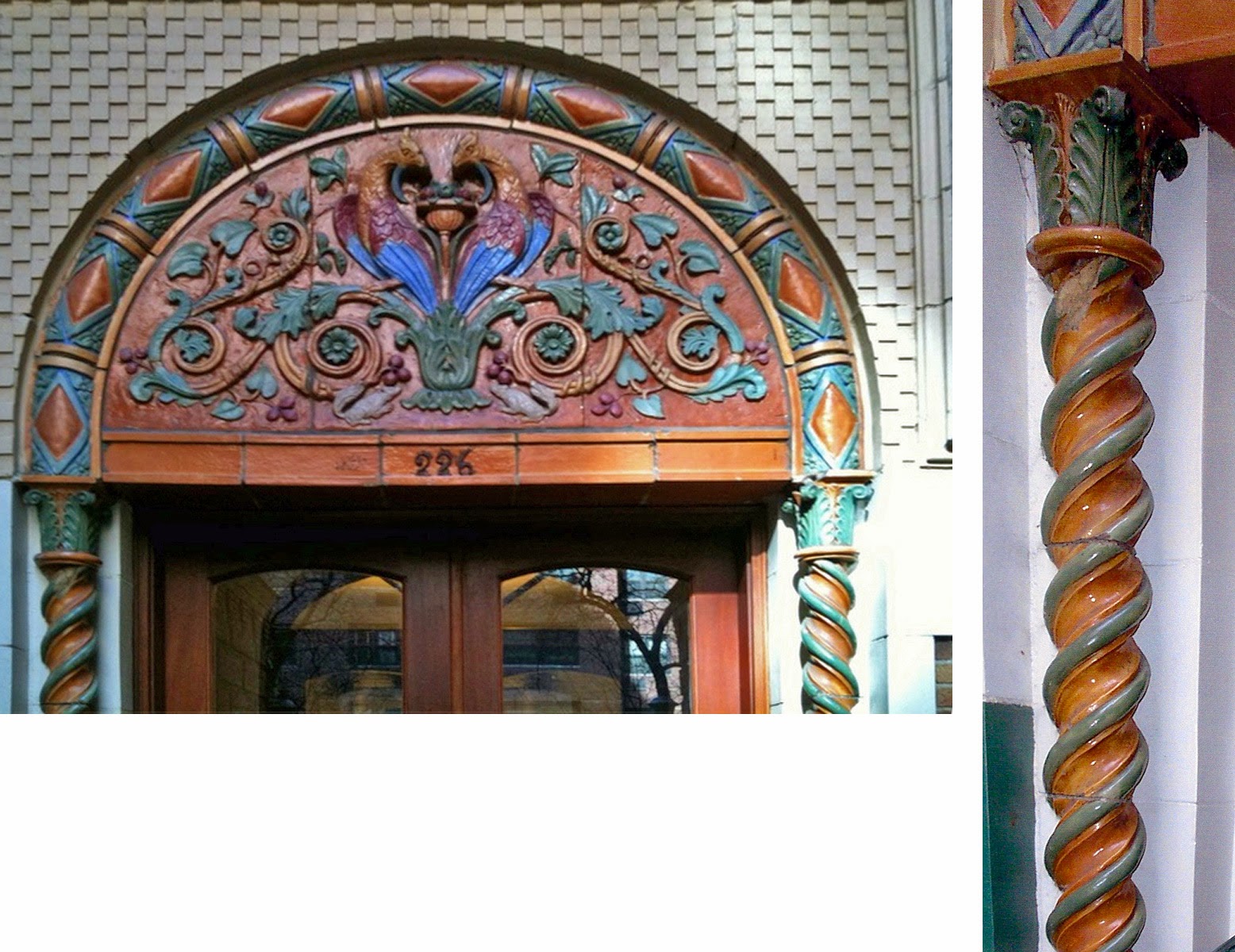 ARCHITECTURAL TILES, GLASS AND ORNAMENTATION IN NEW YORK: Bits and ...