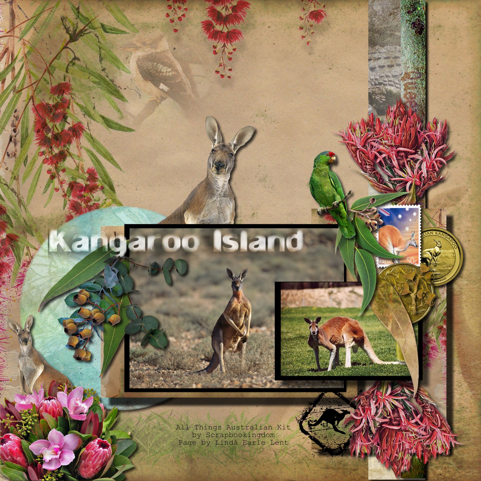Linda's Scrappin' Lane: All Things Australian by Scrapbookingdom and ...