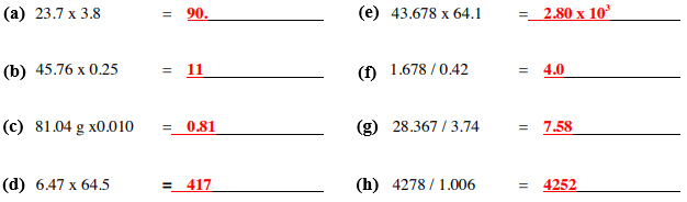 Significant Figures Problems and Solutions - JEE-IIT-NCERT Physics & Math