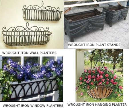 Styling Home: Wrought Iron Planters: One of the Most Sought After ...