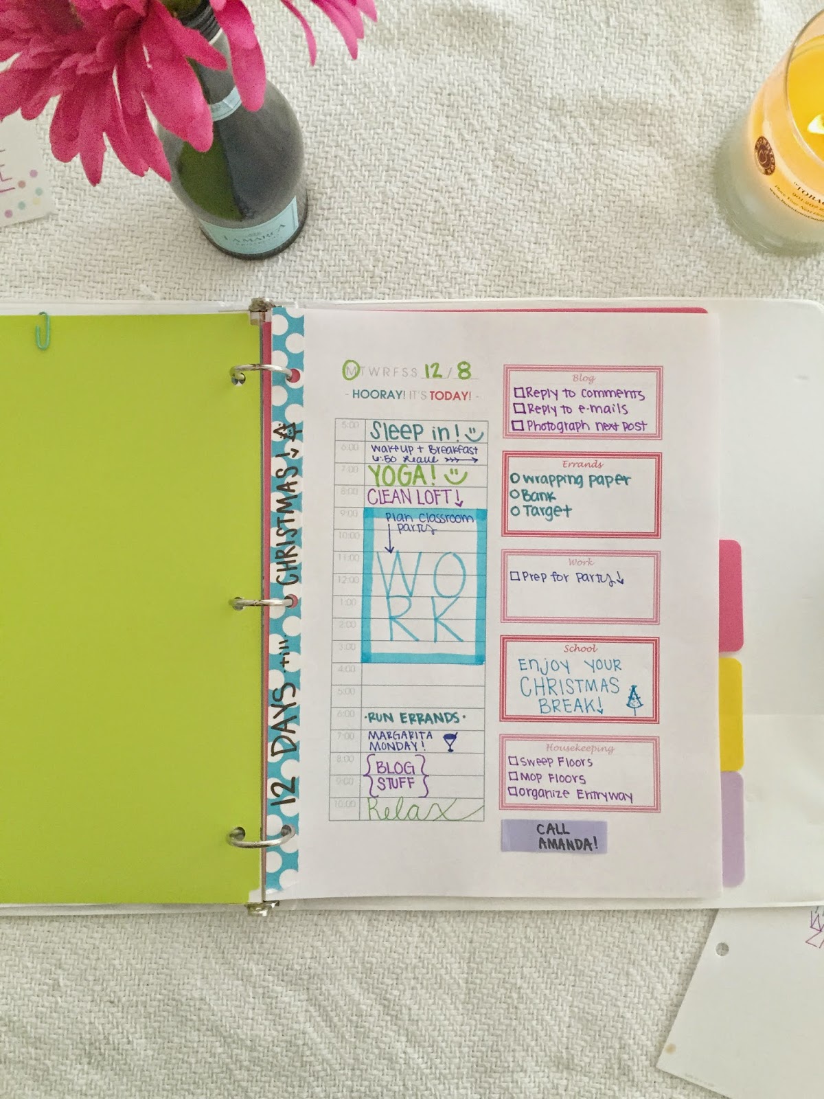 Organized Charm: Daily To-Do Pages