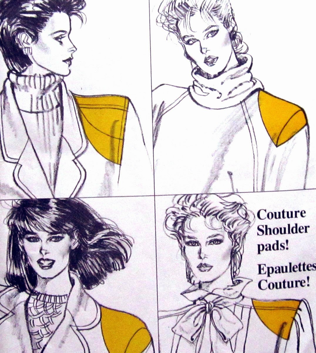 SimplySewing: Vogue 8817 Sewing Pattern Couture Shoulder Pads Sleeve ...