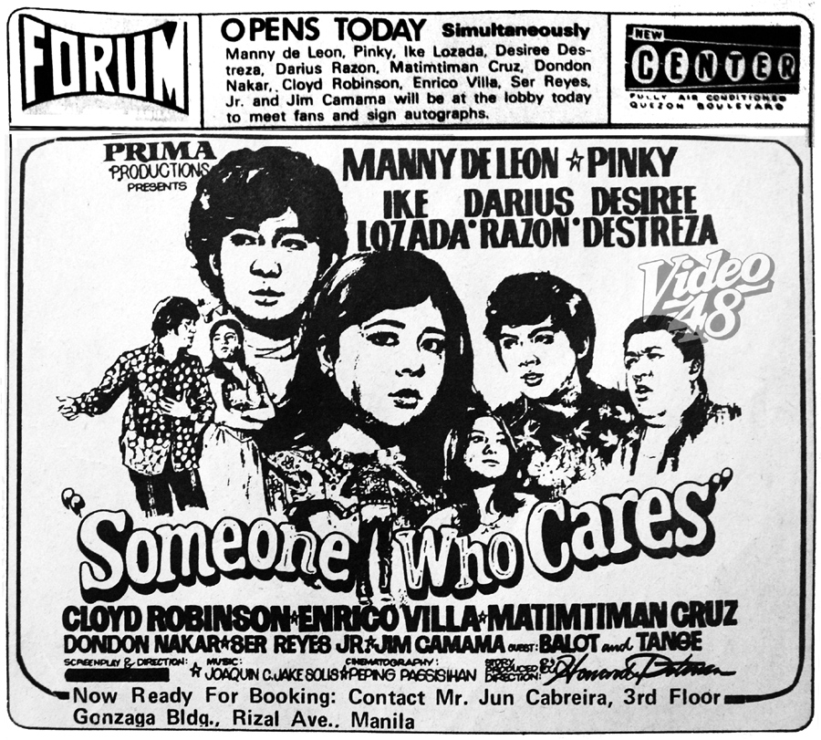 Video 48: THE SEVENTIES # 550: MANNY DE LEON, PINKY (MONTILLA), IKE ...