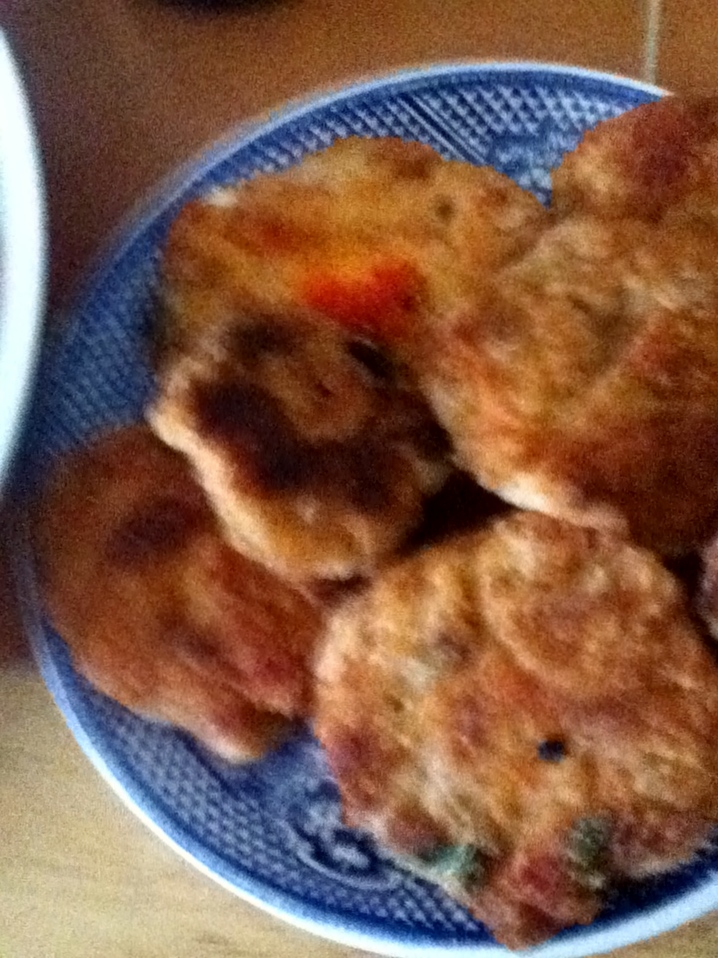 .: Luli's Eggplant and artichoke medley, steamed tilapia, tuna fritters ...