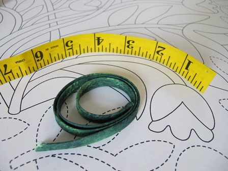 Baltimore Garden Quilts: Trifold Applique Stems – Easy, Fast, and Skinny