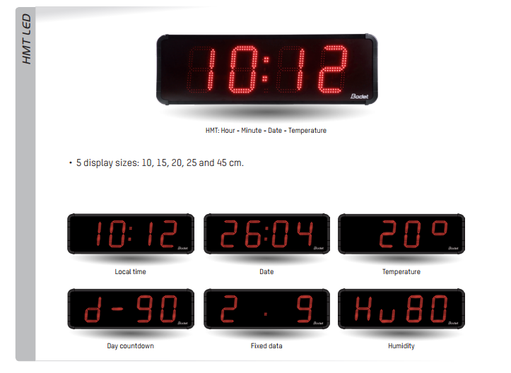 LED Digital Clocks - Outdoor ~ Jual Master Clock System