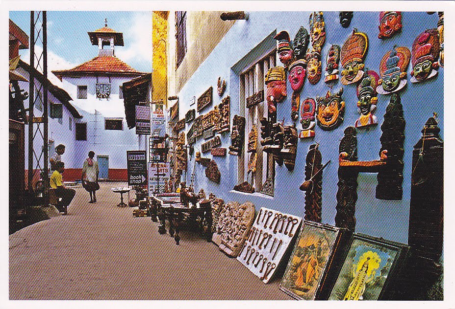 Postcard A La Carte 2: India - Kerala - Jew Street, Cochin