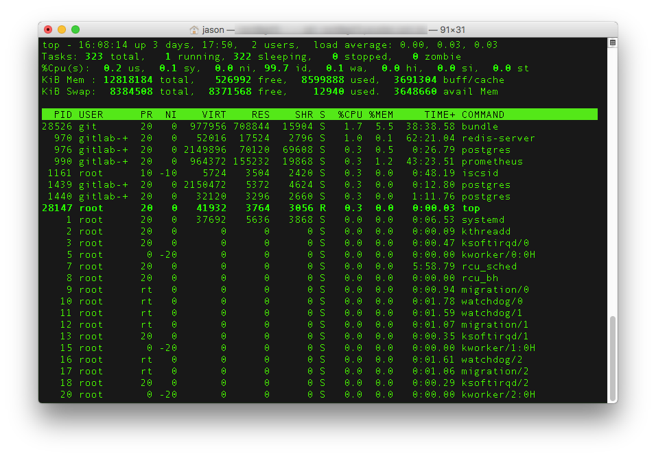 節省工具箱 Jason Tools: [經驗分享]資訊全面的系統監控神器 - Glances