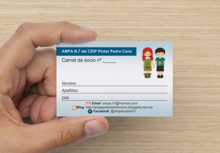 AMPA DEL CBM PINTOR PEDRO CANO DEL PALMAR: Carnet de socio