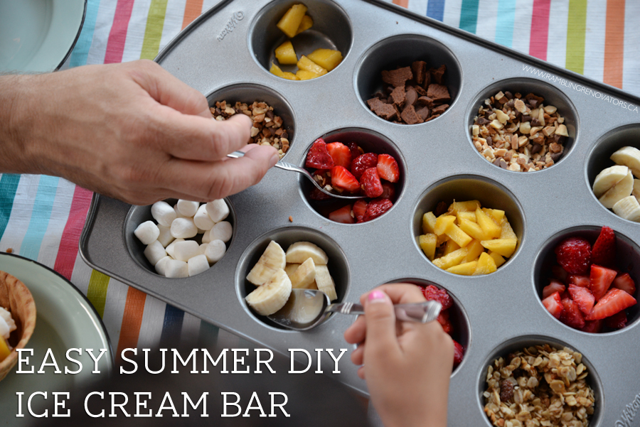 Easy Summer DIY Ice Cream Bar - Rambling Renovators
