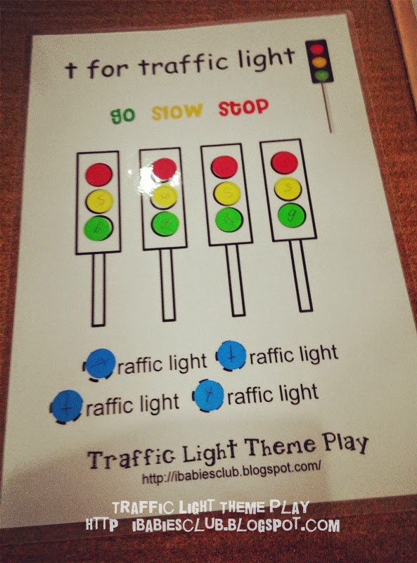 ibabiesclub: Tot School (14) : Traffic Light Theme Play 交通灯主题周
