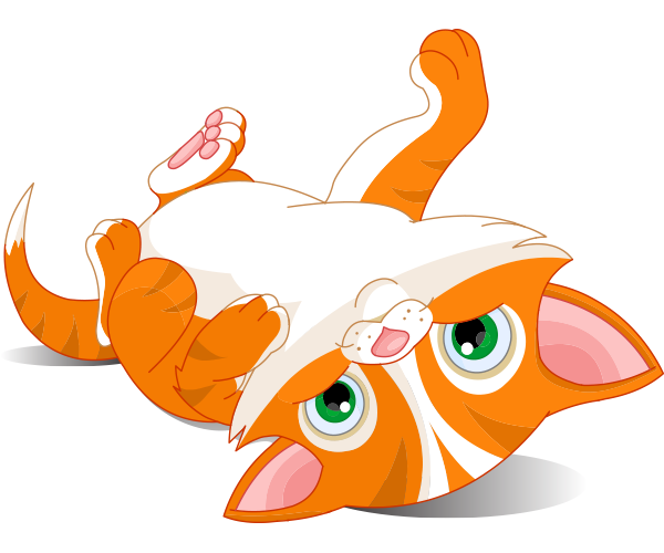 Roll Over Kitty | Symbols & Emoticons