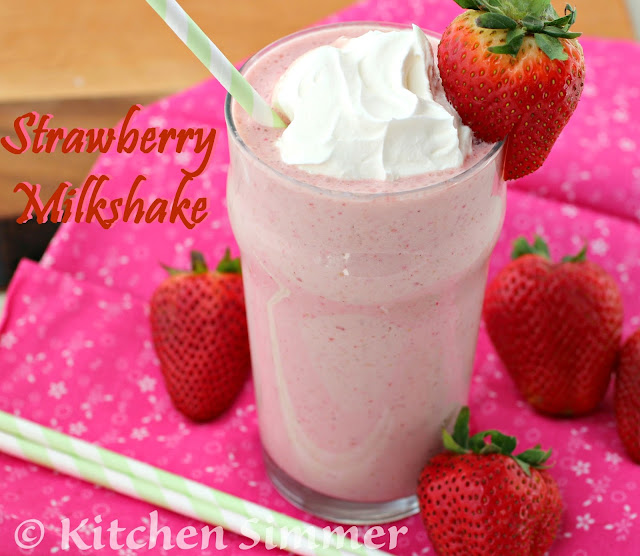 Kitchen Simmer: Strawberry Milkshake