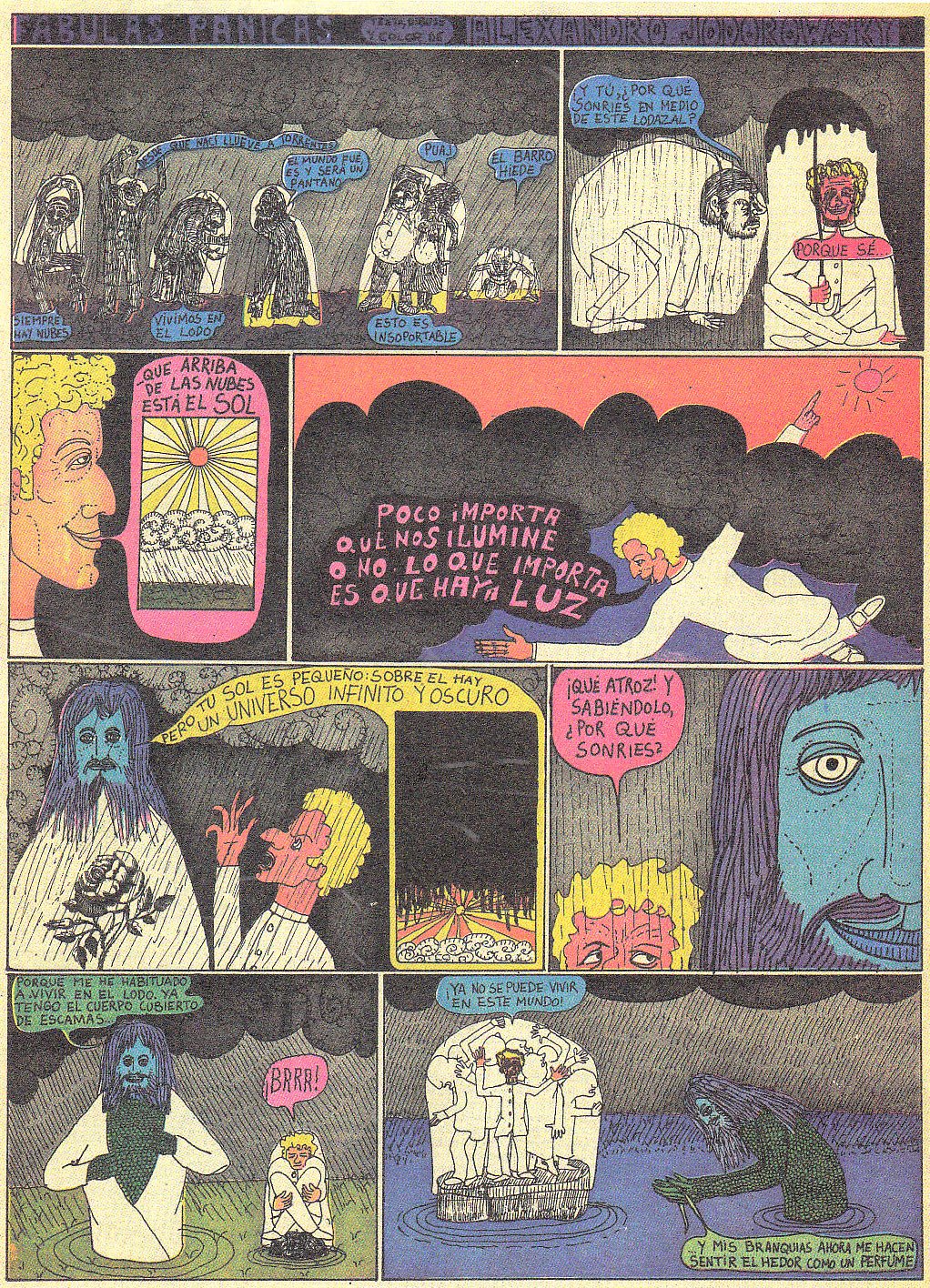 COMIC APOCALIPSIS: Lee las Fábulas Pánicas de Alejandro Jodorowsky.