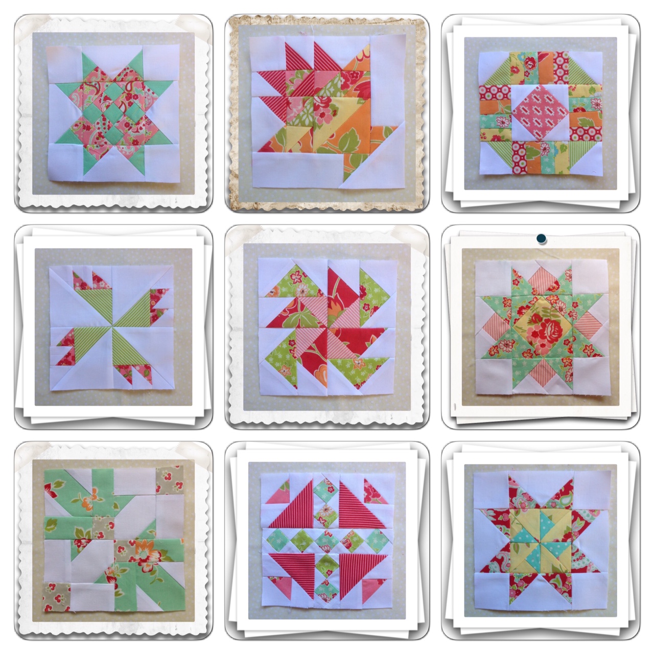Chatelaine- Free BOW Sampler Quilt Block 47 - Threadbare Creations