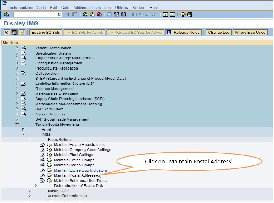 SAP CIN : HOW TO MAINTAIN POSTAL ADDRESS IN SAP CIN ? | sapGyan.com