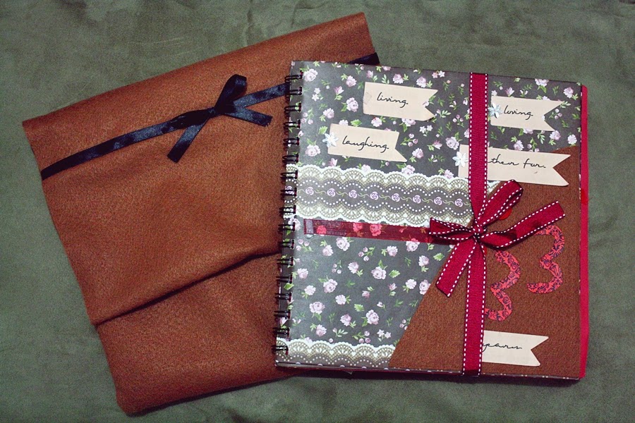 Membuat scrapbook: scrapbook anniversary orangtua - SCRAPTERRA