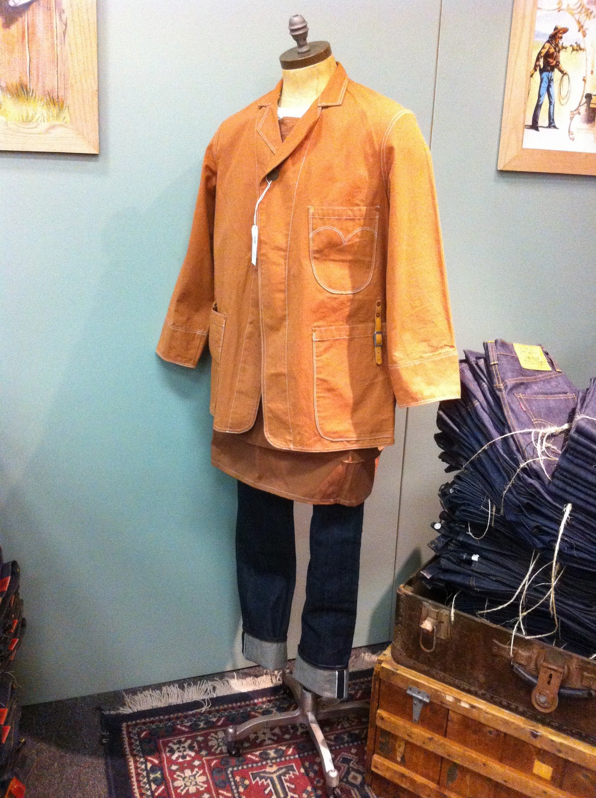 vintage workwear: LEVIS at Inspiration on The Queen Mary, Saturday ...
