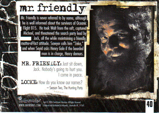 My Journey Through The LOST Encyclopedia: Tom Friendly