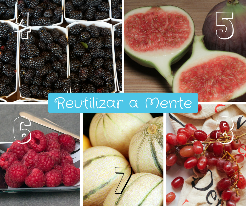 Frutas da Época - Mês de Agosto / Seasonal Fruits - August - Reutilizar ...