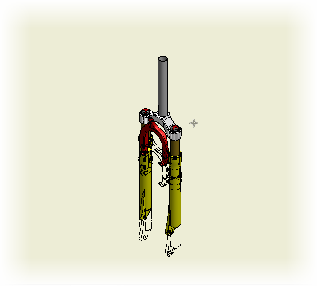 An example of a Positional Representation Overlay on a shaded view.
