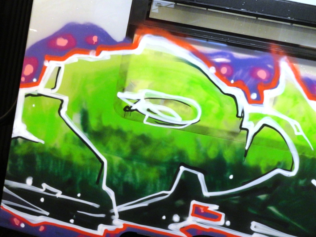 DISLOCATION Art on Train