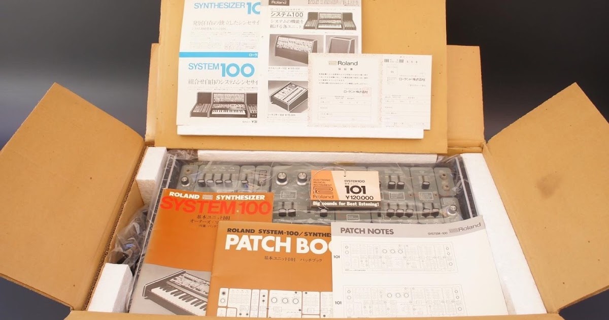 MATRIXSYNTH: Roland Vintage System-100 101 Keyboard In Original Box w ...