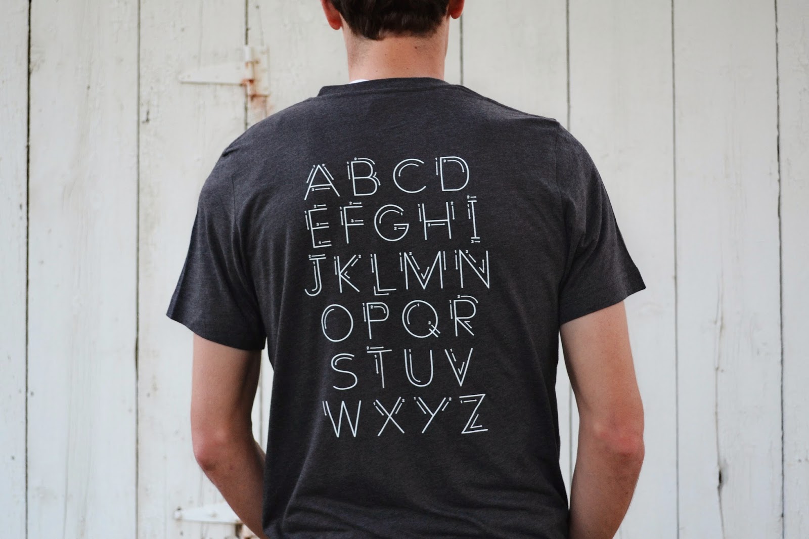 The Blue Basket The Alphabet Tracing Shirt The Blue Basket The Alphabet Tracing Shirt