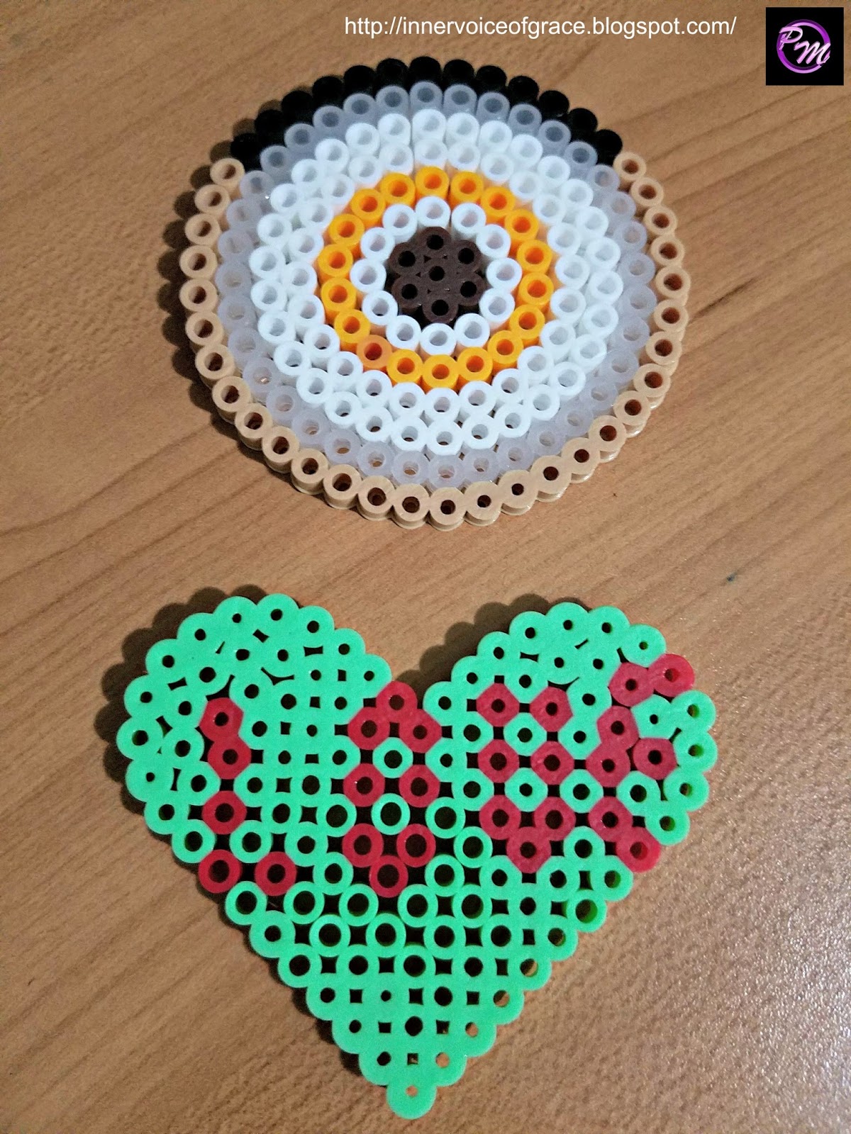 Poetic Mommy: Perler Bead Valentines - DIY