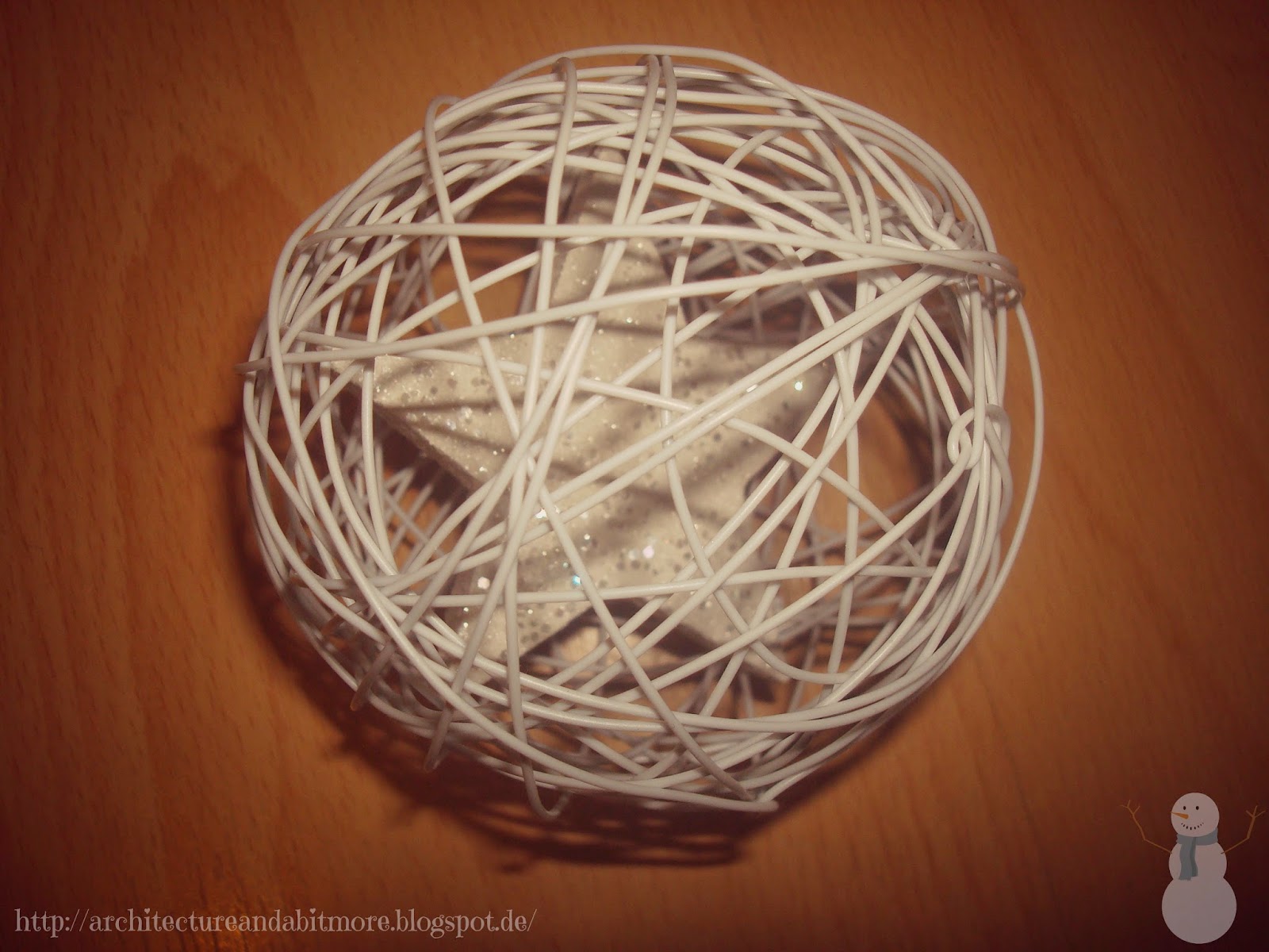 Architecture and a bit more: Easiest DIY Christmas ball ever!