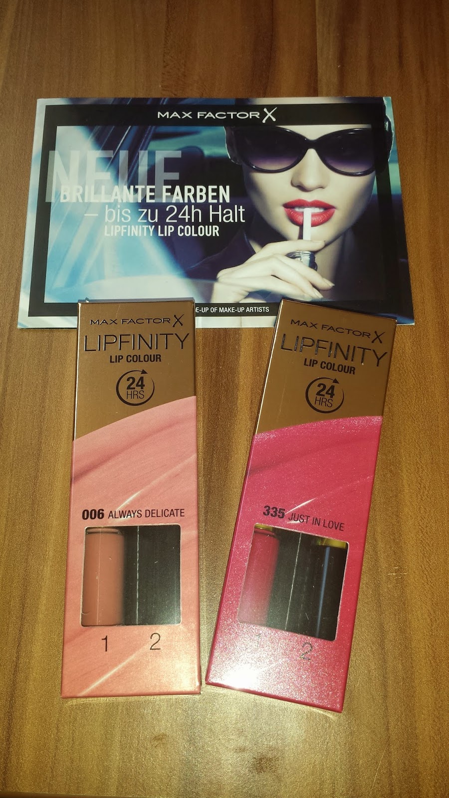 Testküken: Max Factor Lipfinity Lip Colour