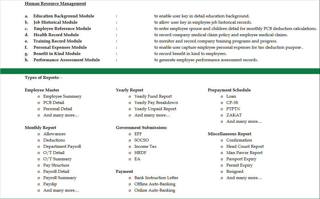 MyPayroll Standard Version ~ Payroll System Human Resource Time ...