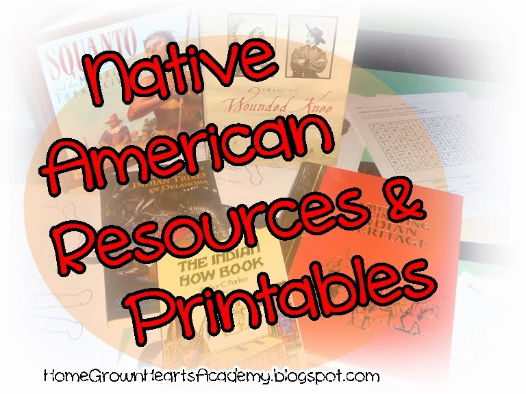 Home Grown Hearts Academy Homeschool Blog: Native American Unit ...
