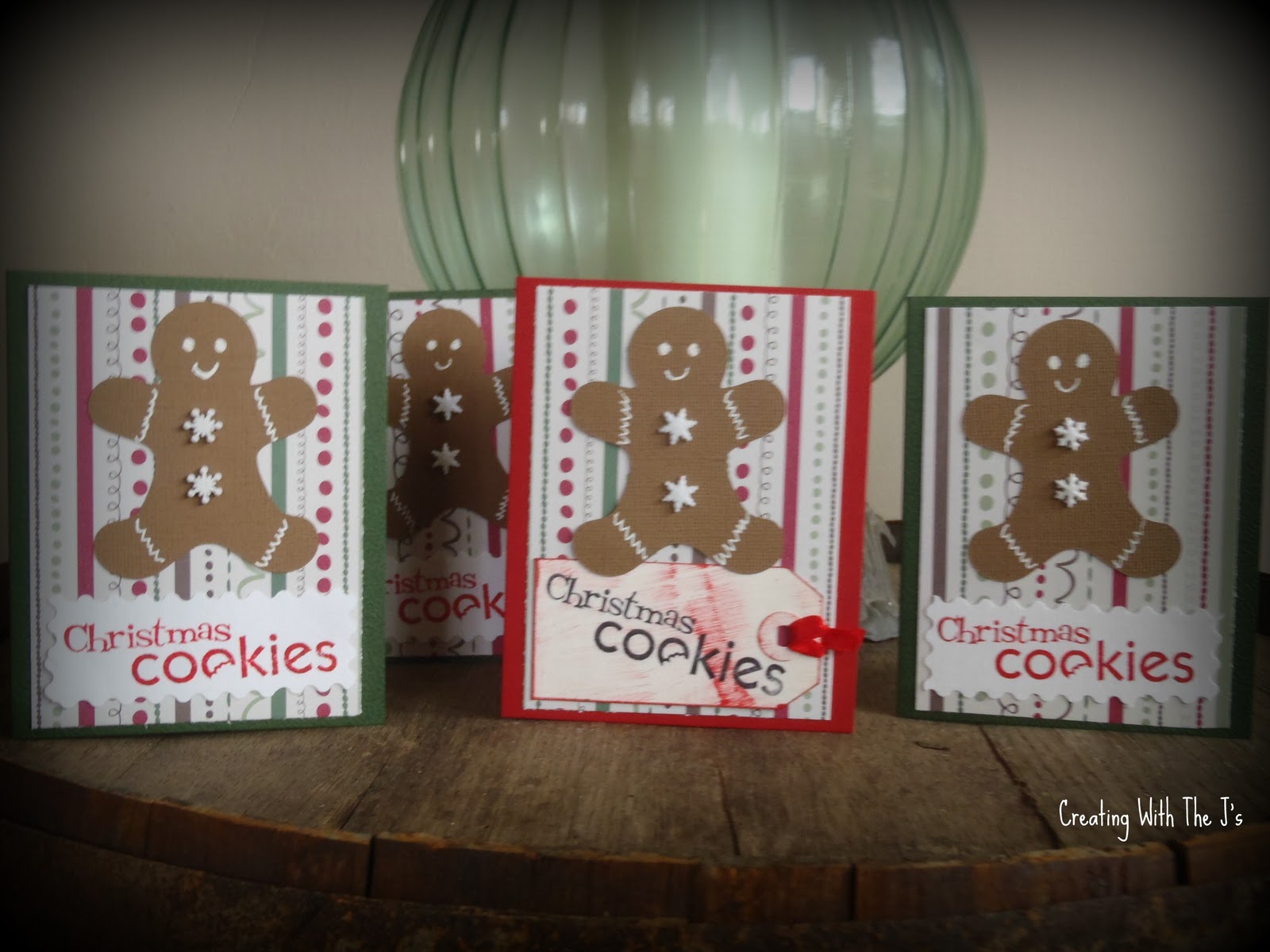 Creating With The J's: Gingerbread Man Christmas Cards
