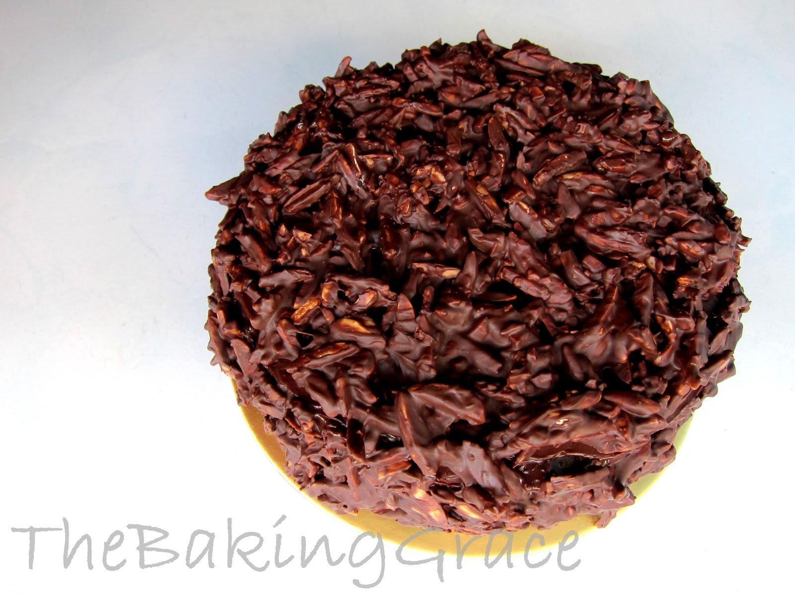 TheBakingGrace: Rocher Toffee Cake aka THE ROCK