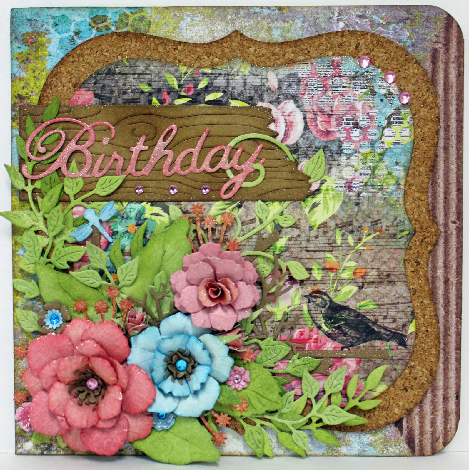 Corina Finley Designs: Spring Birthday Card