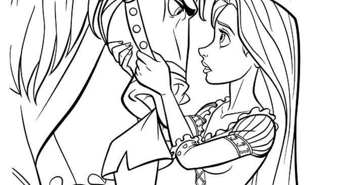 Tangled Coloring Page Maximus