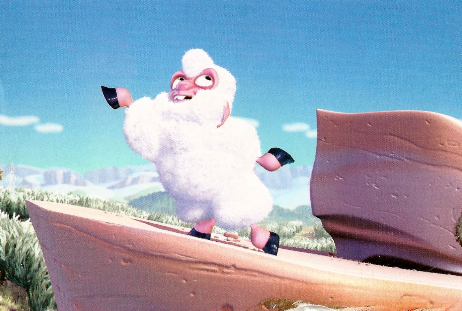 My Favorite Animal Postcards: Disney's Boundin', The Dancing Sheep