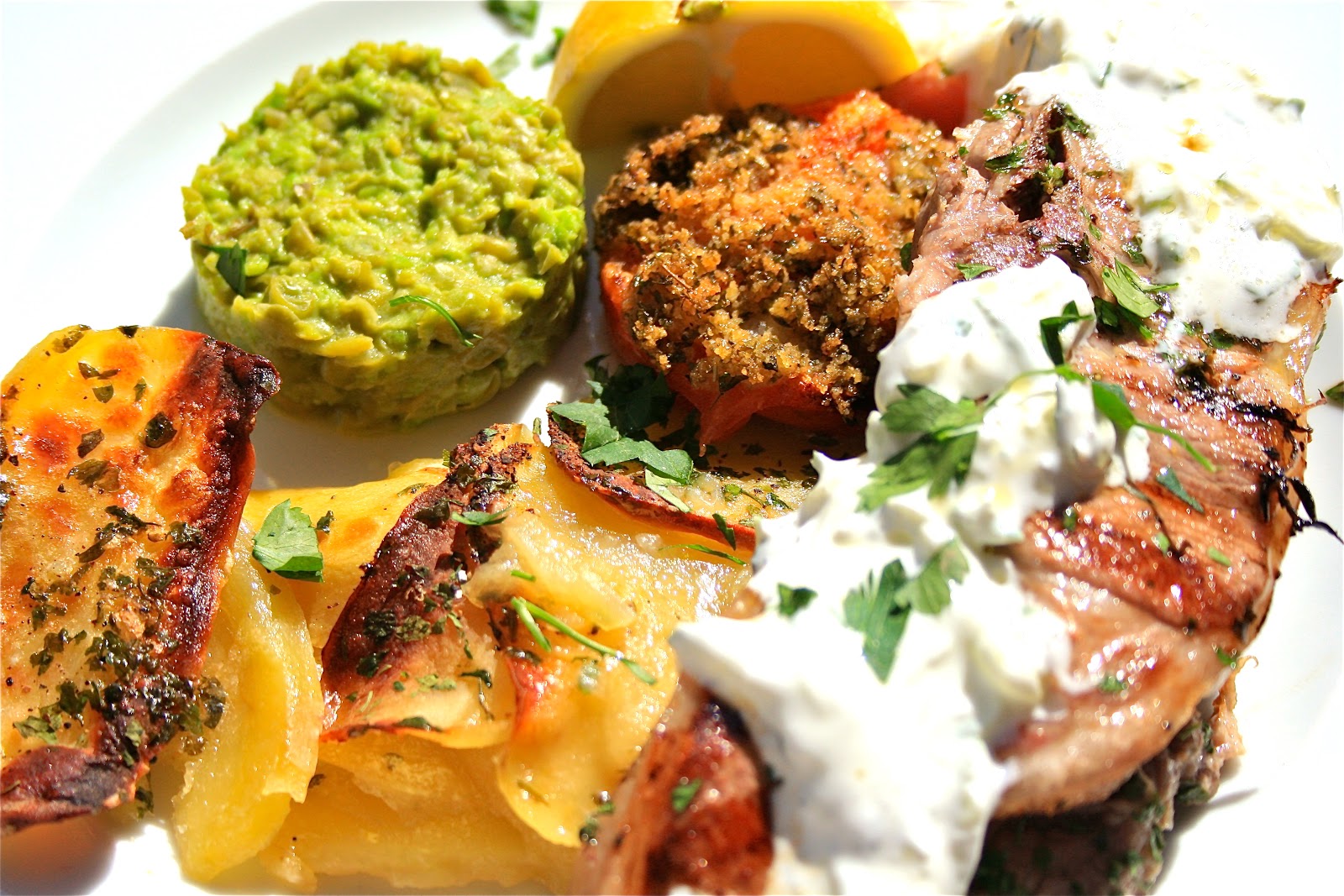 Johnny's Kitchen: Charred Saddle Cut Lamb Chops with Chilled Tzatziki
