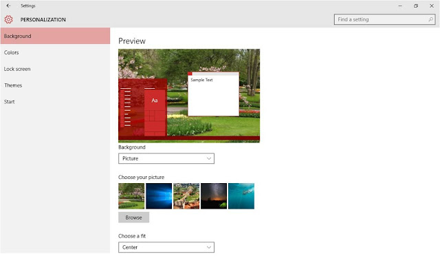 How to customize background, accent colors, lock screen and start menu ...