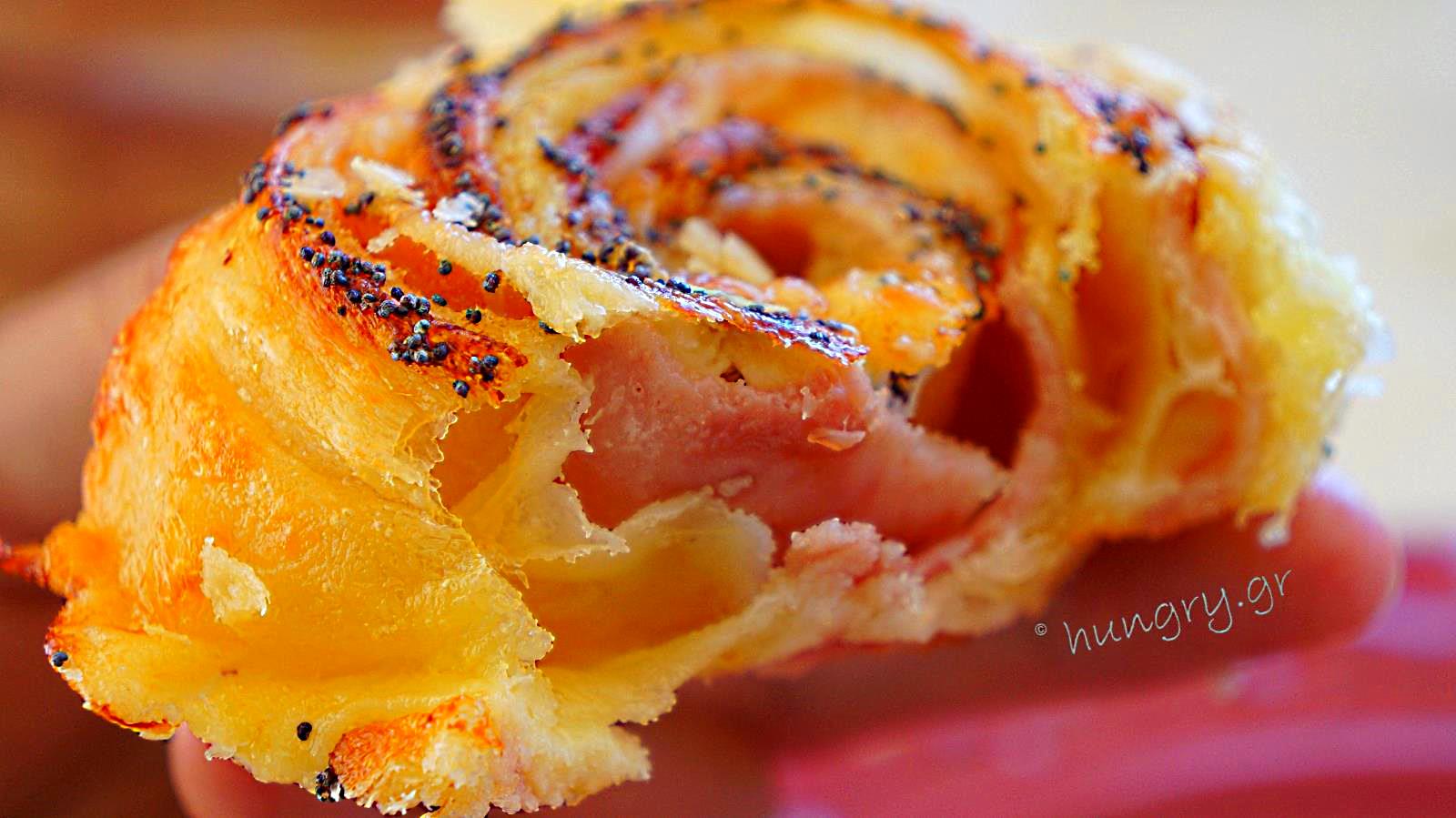 Kitchen Stories: Ham & Cheese Stuffed Puff Pastry