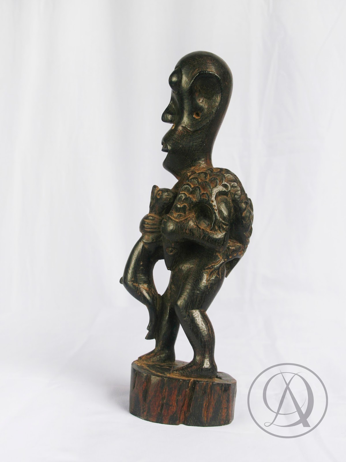 Patung Tua Primitif Dayak Kalimantan - DIVKA ANTIK | Menjual dan ...