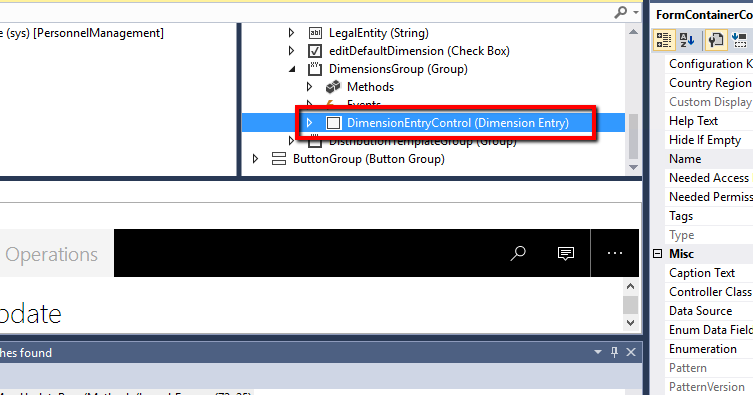 Dimension Entry Controls in Dynamics 365 for Operations