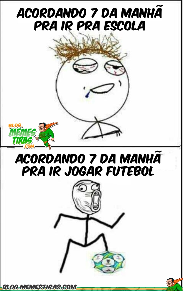 Acordando cedo | Memes Tiras