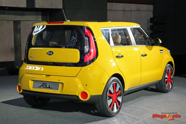 *2014 KIA SOUL SOLAR YELLOW W/ RED WHEEL INSERTS & MORE (2 PICS ...