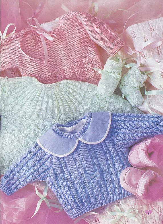 Tina's handicraft : 45 knitting designs for babies