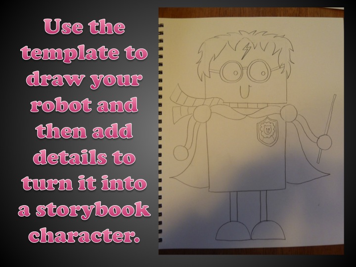 Tamara Martin Spady the Art Lady: Storybook Robots