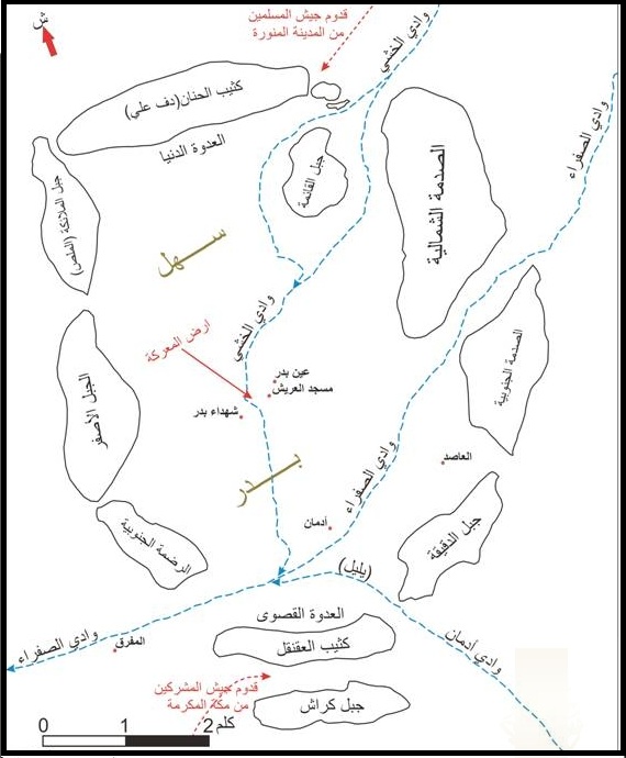 Battle of Badr Maps - غزوة بدر | Tasheel Tadrees