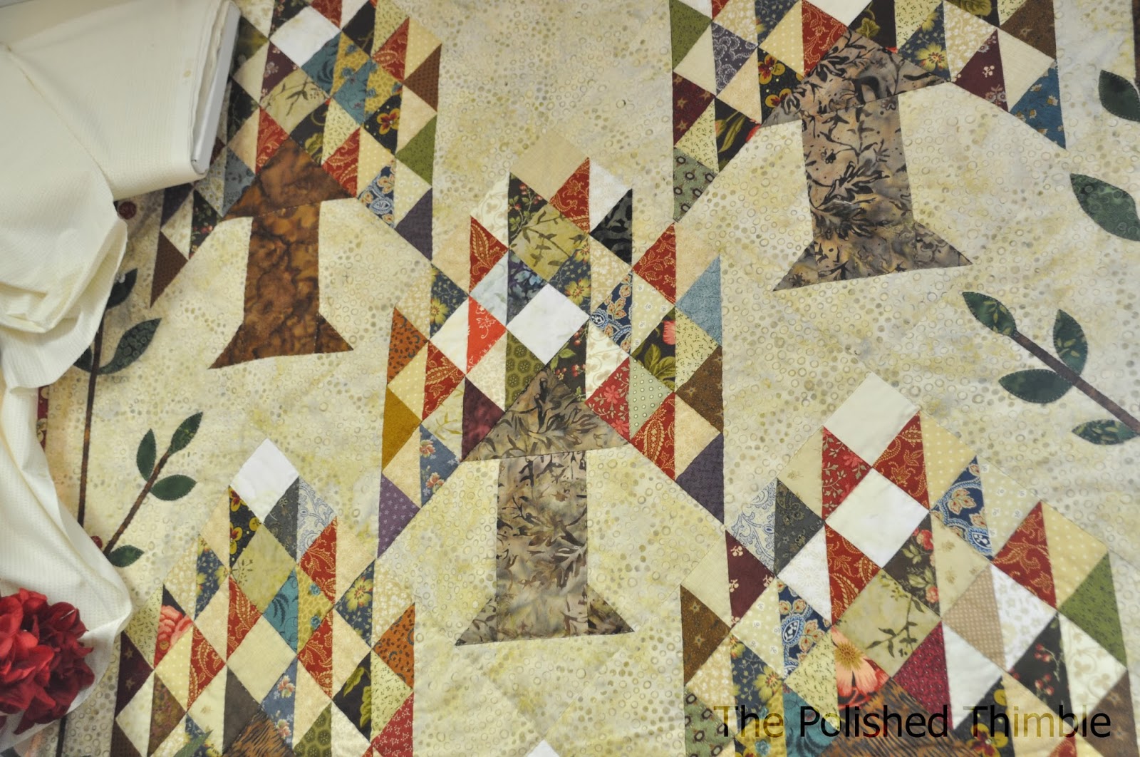 The Polished Thimble: Tree of Life quilt