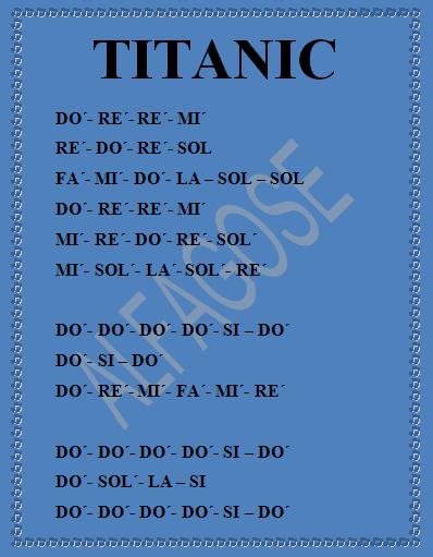 ALAN GODOS: TITANIC (FLAUTA DULCE SOPRANO)